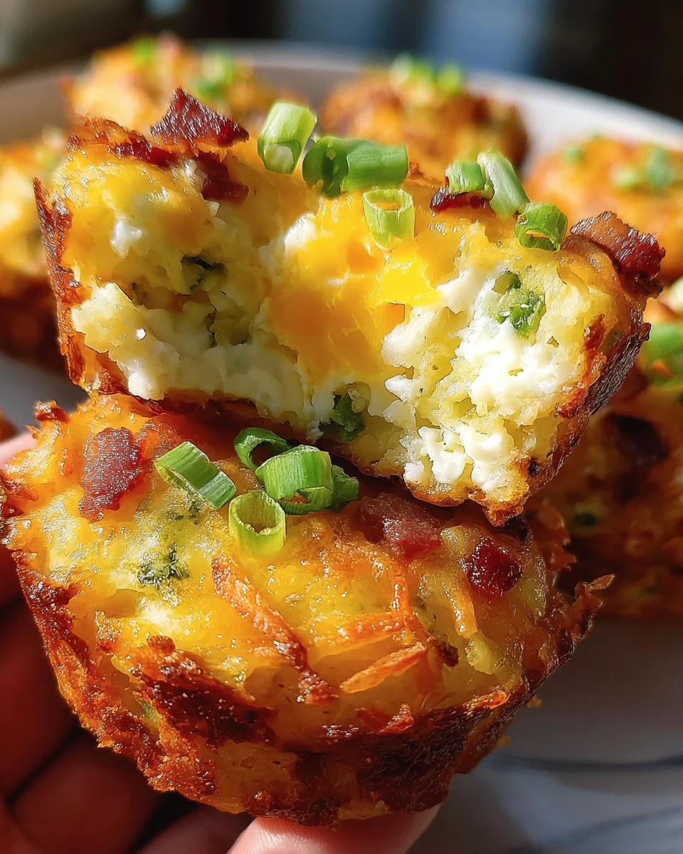 Loaded Bacon and Egg Hash Brown Muffins - Irresistible Comfort Food