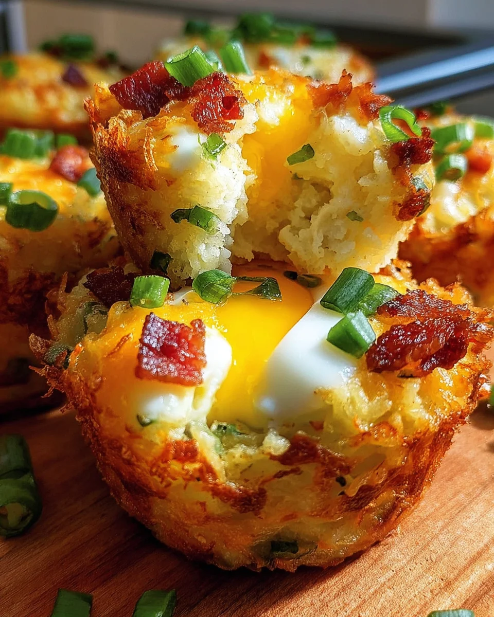 Loaded Bacon and Egg Hash Brown Muffins - Irresistible Comfort Food